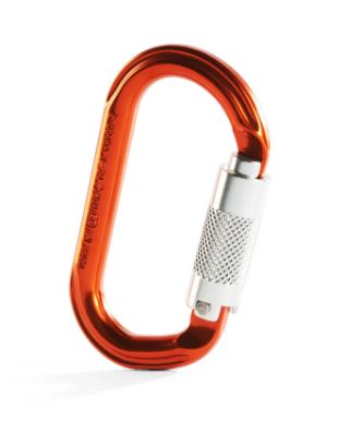 Twist Locking Rescue Carabiner | Orange | Level Six – Adventure Outfitters