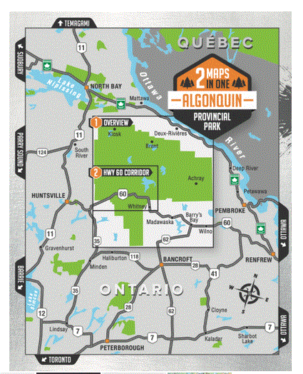 Algonquin Provincial Park Adventure Topographic Map | Backroad Mapbook ...