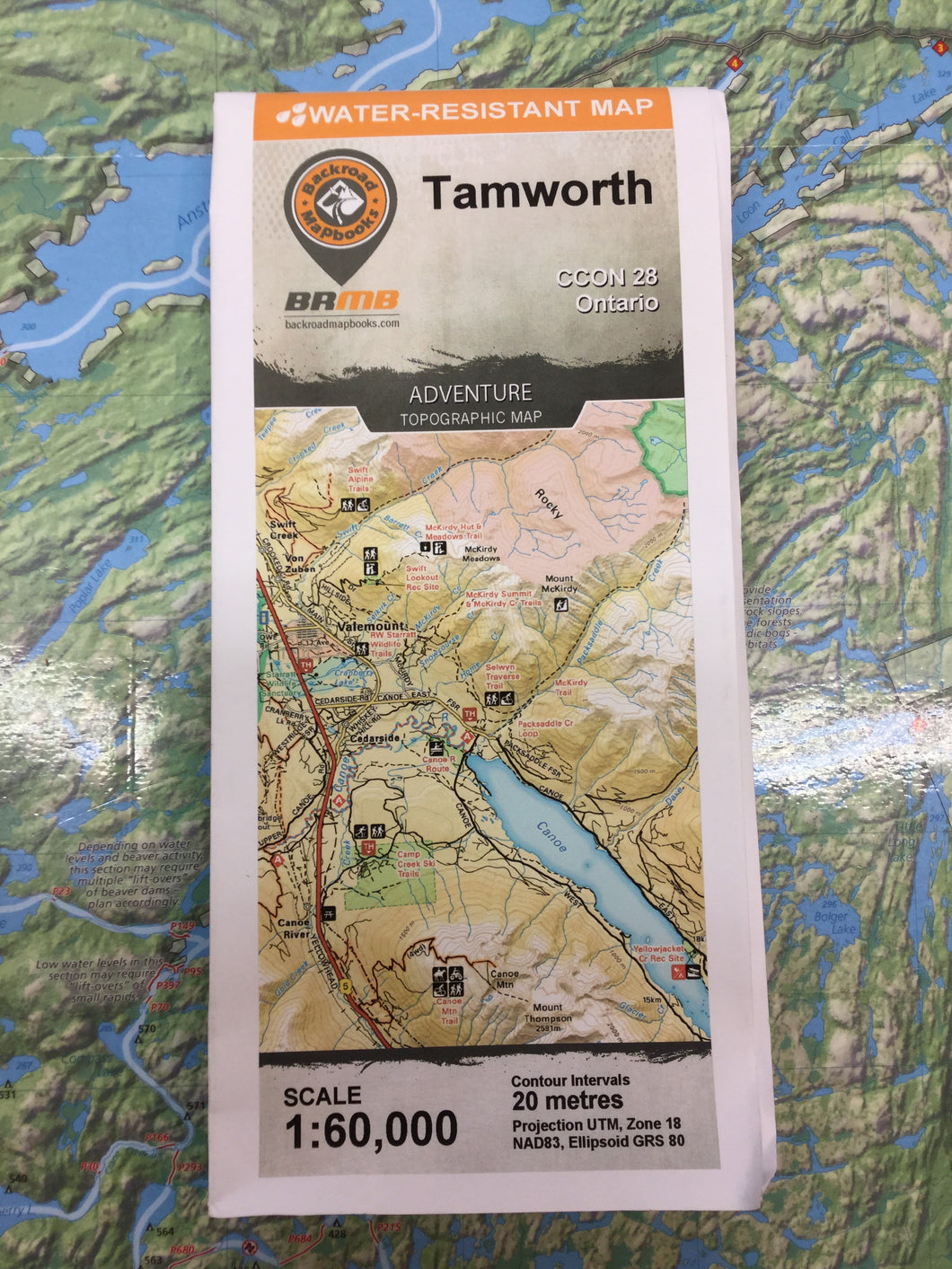 Tamworth Topographic Map | CCON28 | Backroad Mapbooks – Adventure ...